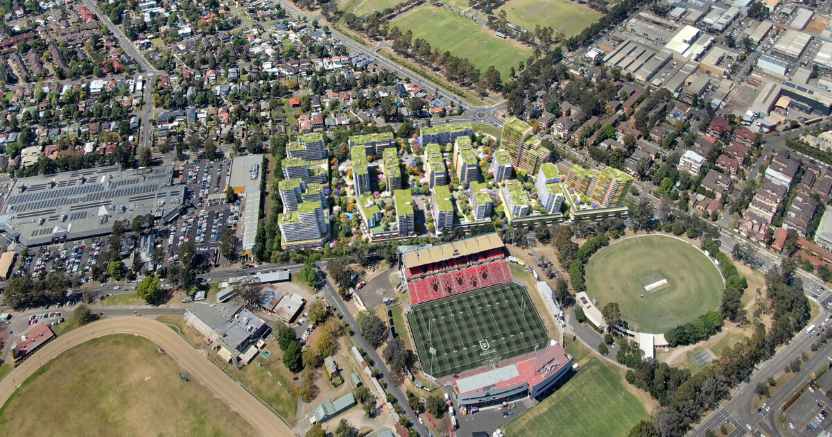 Station Street, Penrith Masterplan lodged | PTW