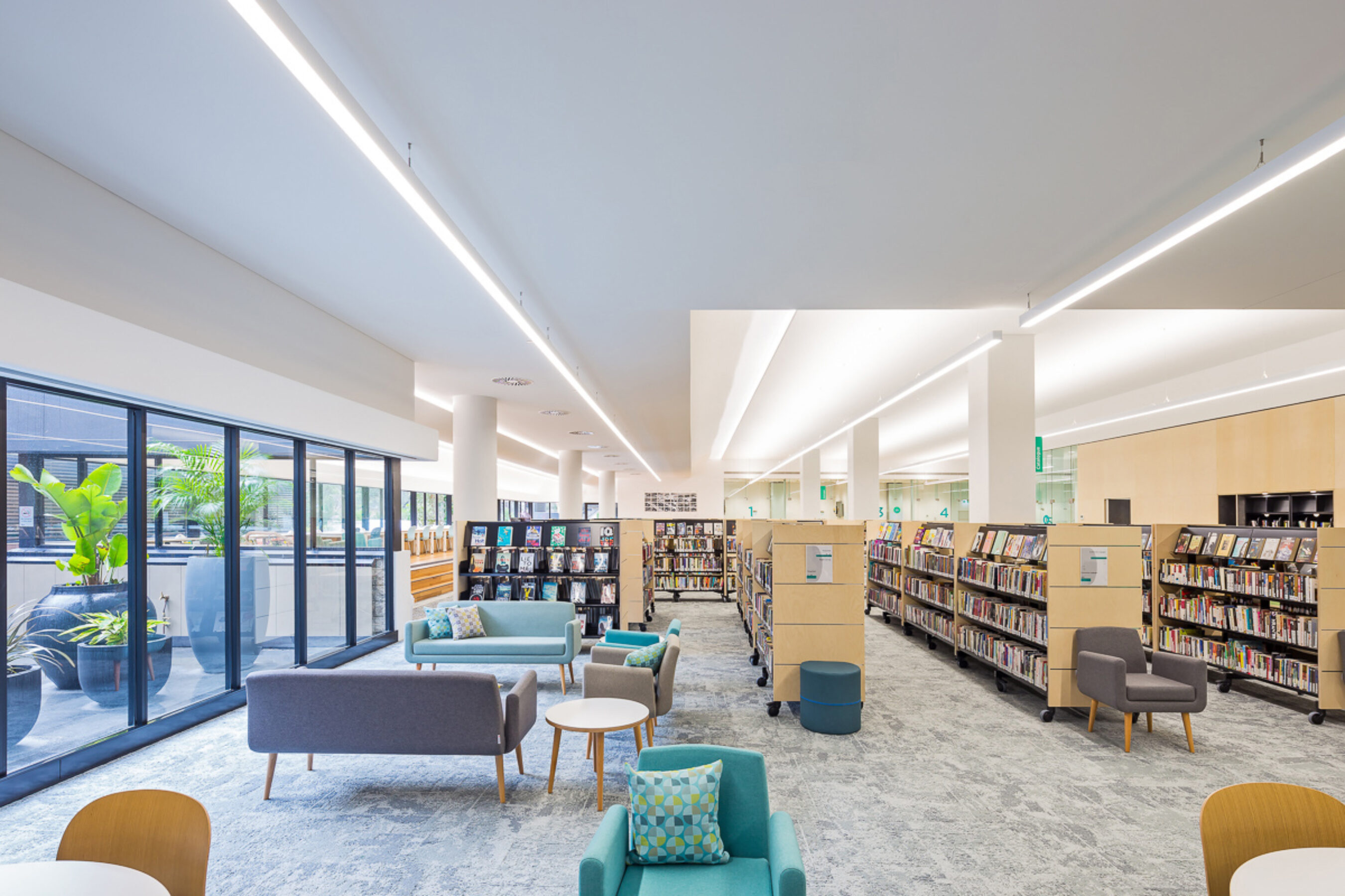 Eastgardens Library Interior Fitout | PTW